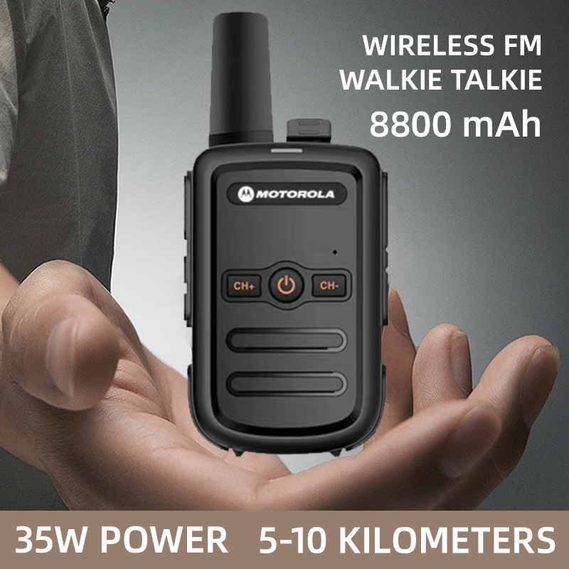 Motorola C51 Mini Two Way Radio Walkie Talkie Long Range 1-5 KM Outdoor ...