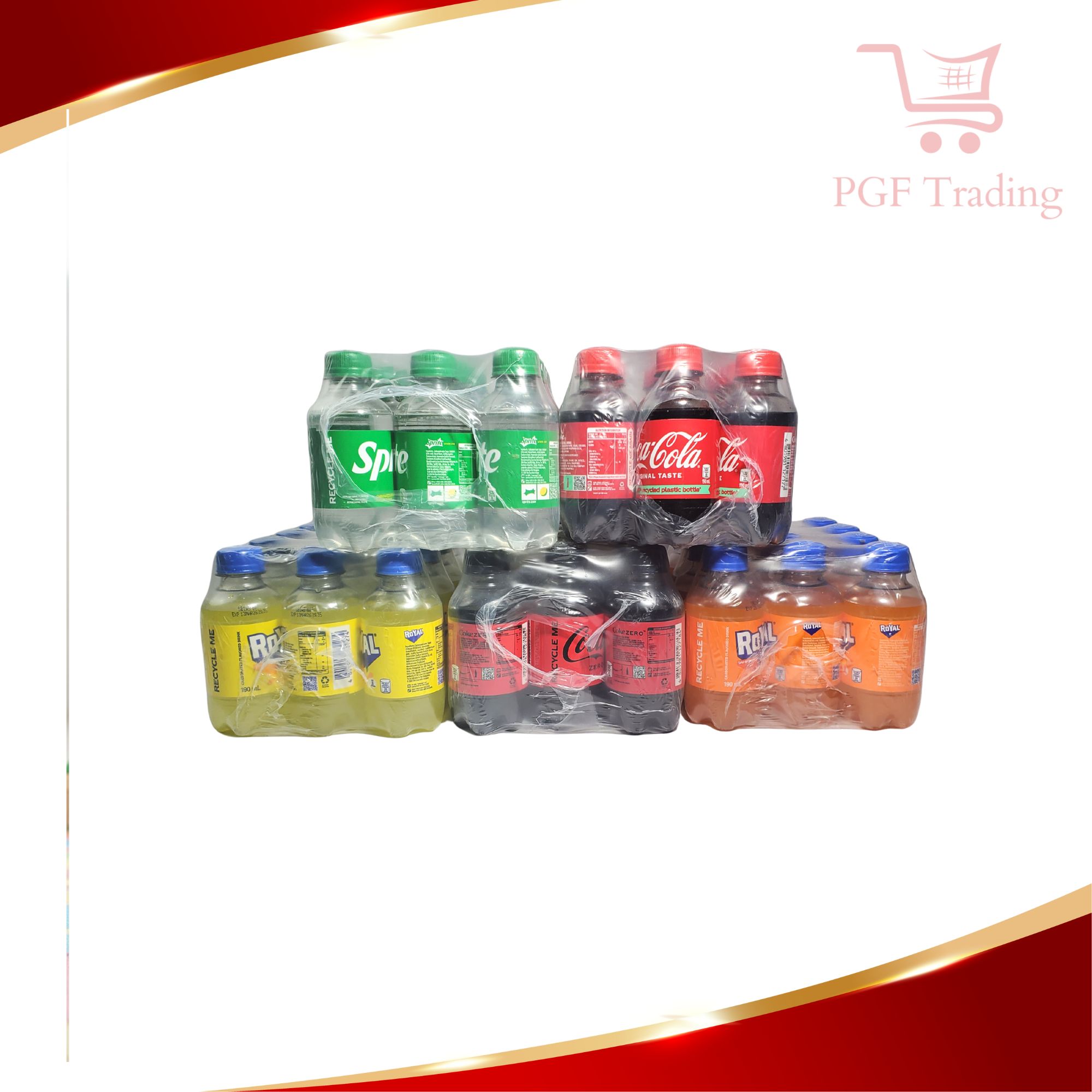 COKE, COKE ZERO, SPRITE, ROYAL - SWAKTO DAGUL SAKTO 190 ML 1-PACK (12 ...