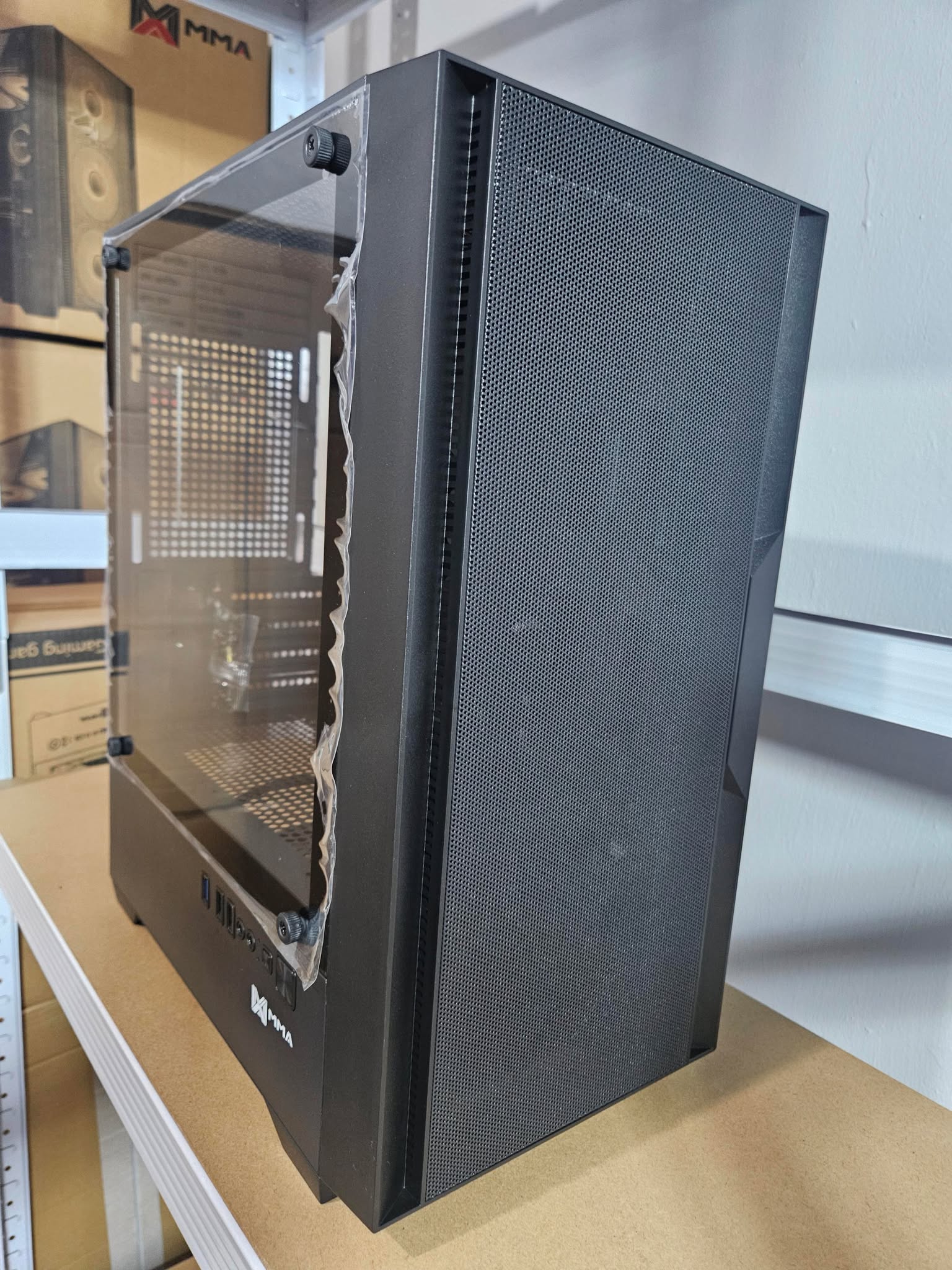MMA MH-208 (Black - White) M-atx/ITX PC case | Shopee Philippines