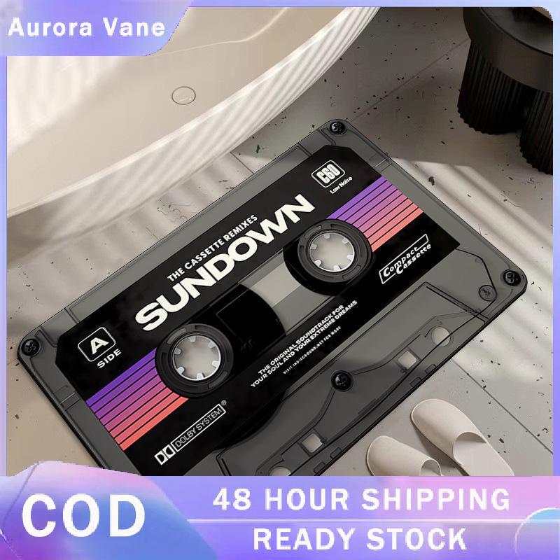 [Aurora Vane] Bathroom Floor Mat Diatom Mud Toilet Door Mat Non-Slip ...