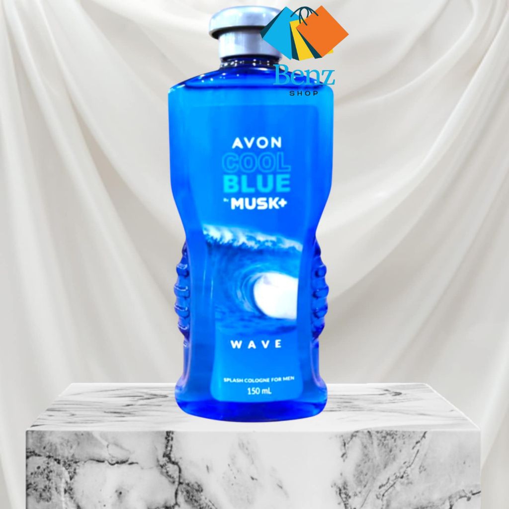 AVON PERFUME COOL BLUE by MUSK+ SPLASH COLOGNE FOR MEN 150ml (aqua ...