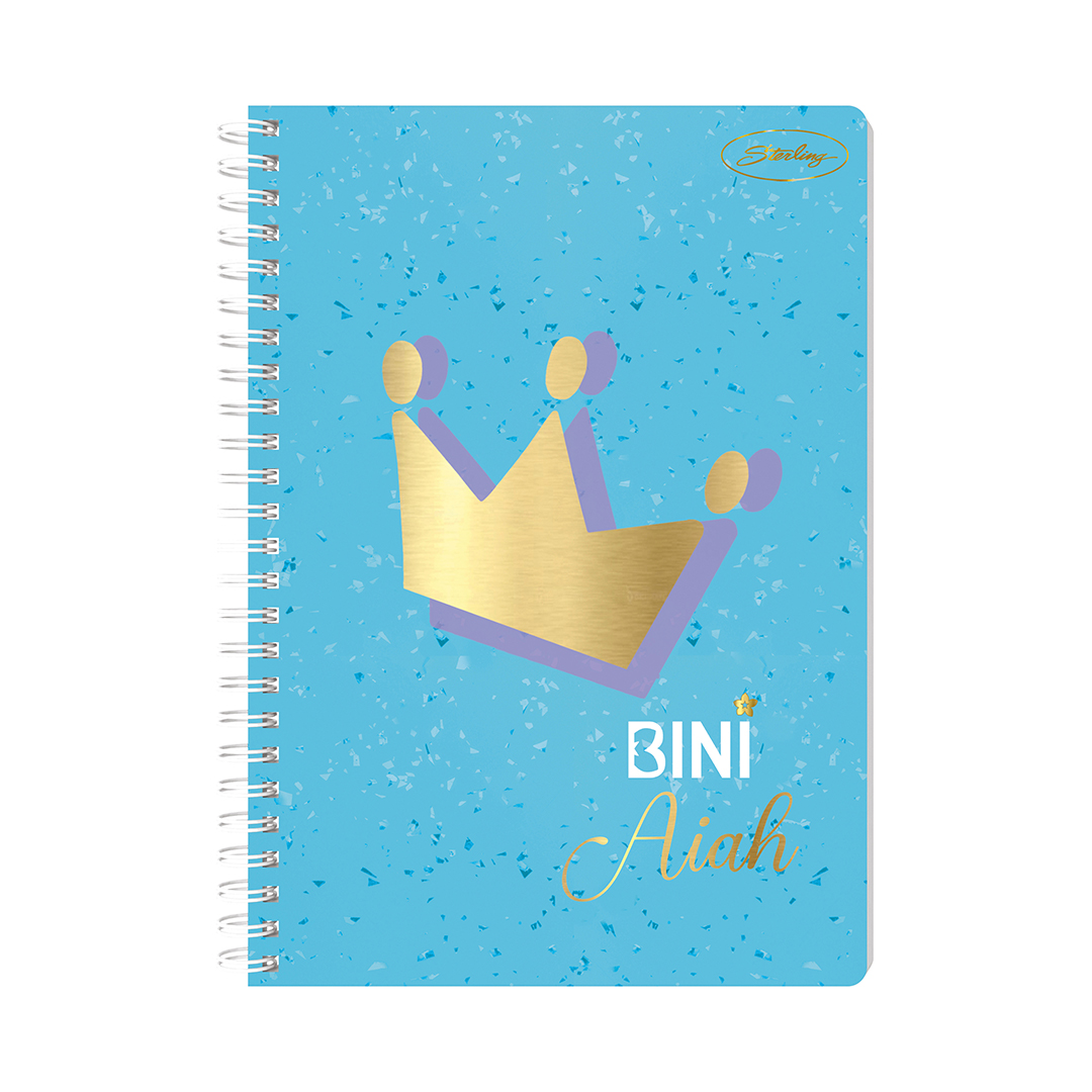 Sterling Bini Icons Spiral Notebook 685 80 Leaves (Random- Blind Box ...