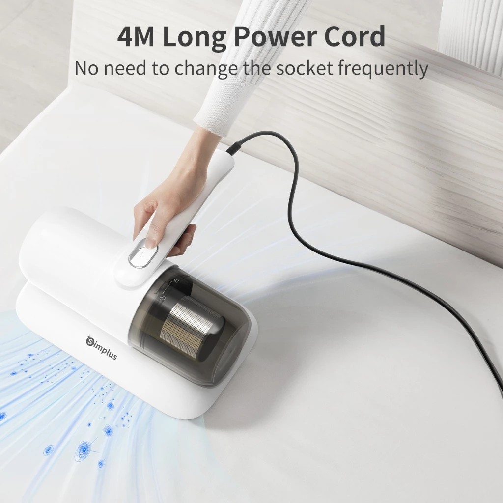 Simplus Dust Mite Vacuum Cleaner For Bed and Sofa With 3-Stage ...