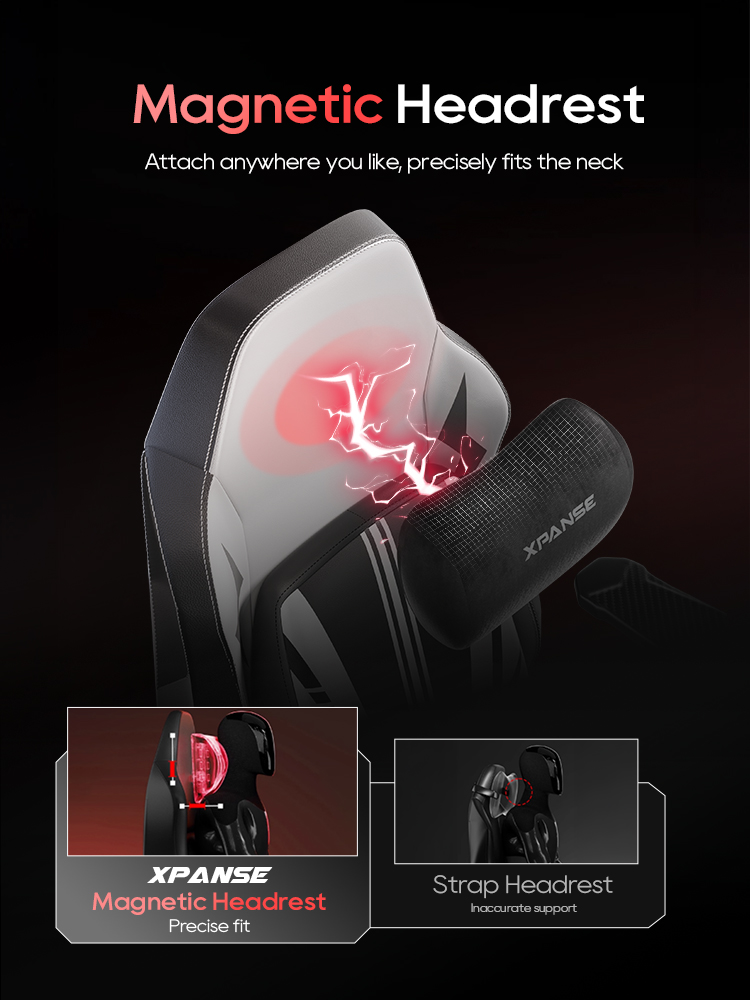 XPANSE Ice-Touch Leather Gaming Chair Office Chair Ergonomic Chair ...