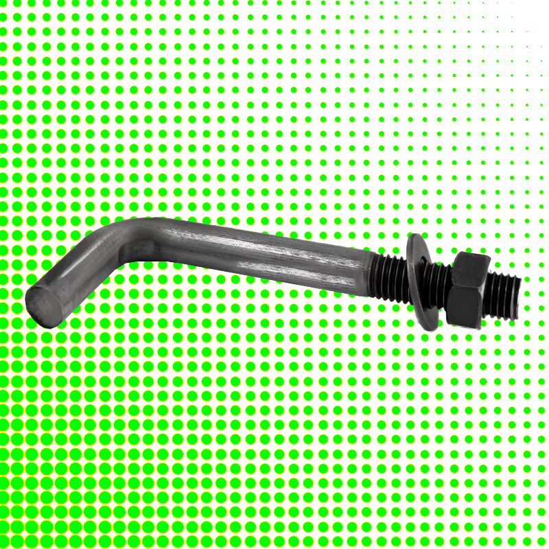 Tensile Anchor Bolt 4140 w/ Nut & FW Imported HEAVY DUTY/ L Bolt M16 ...