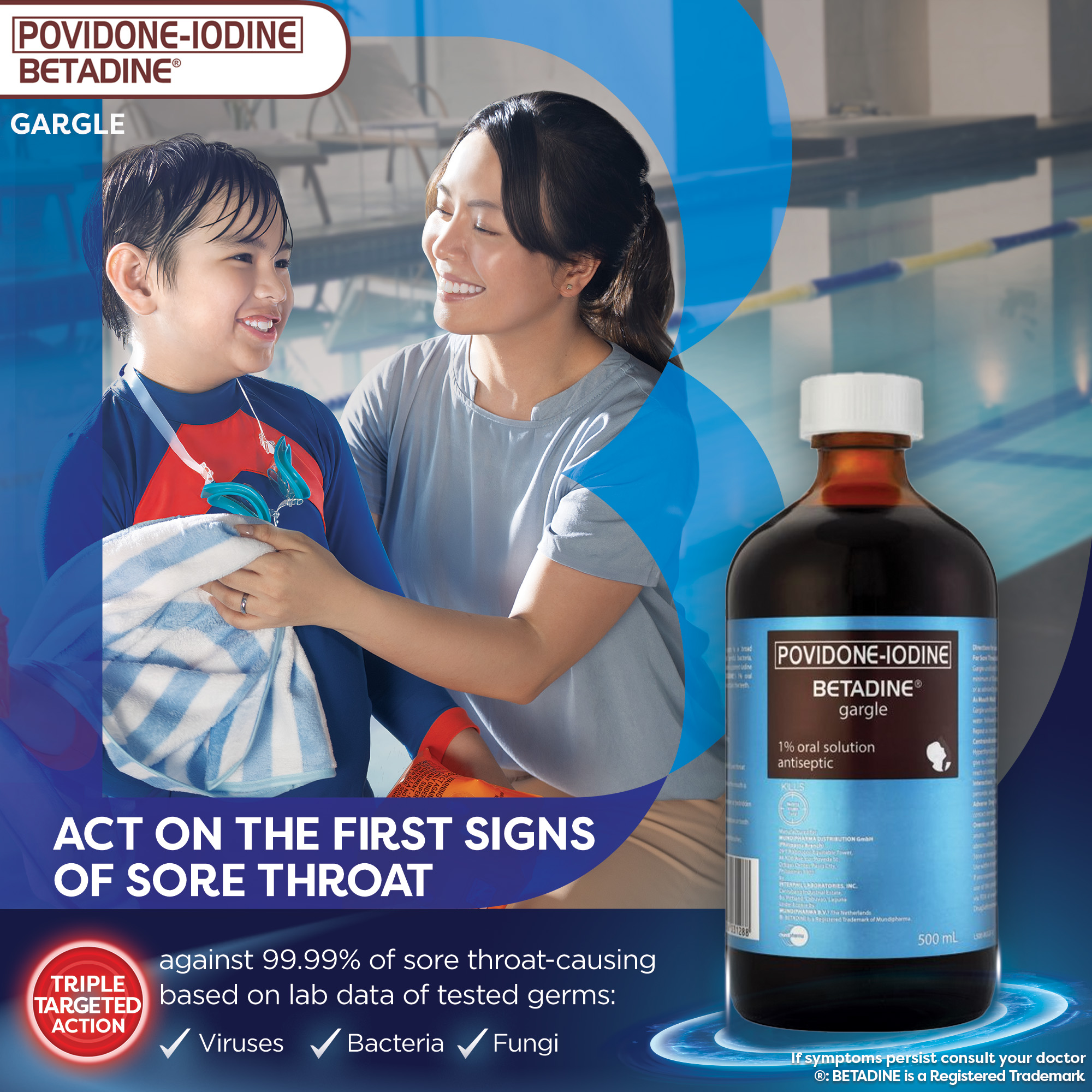 BETADINE® Gargle 500ml | Shopee Philippines