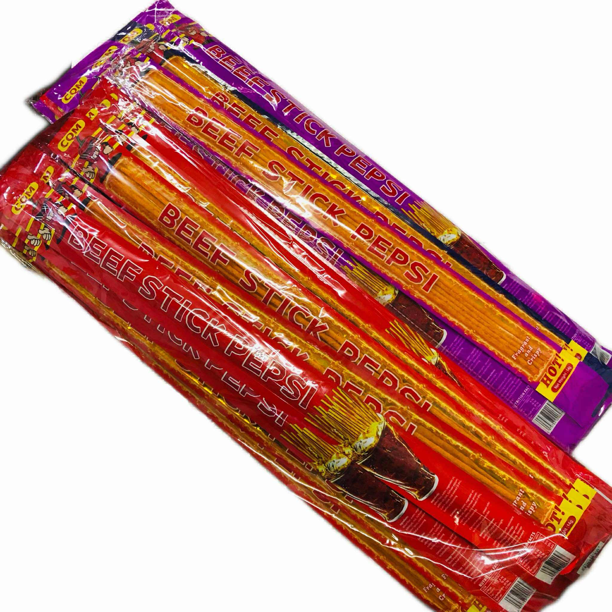 30PCS/1PACK CQM BEEF STICK PEPSI Fragrant And Crispy Hot Spicy | Shopee ...