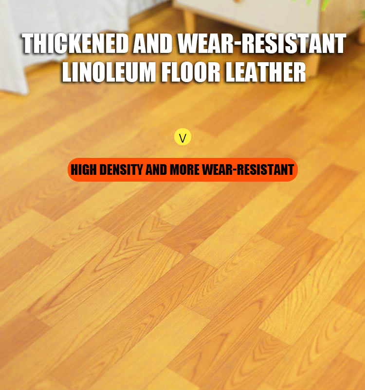 Linoleum Floor Mat New Tech Silver- backed Thickened Floor Leather Sold ...