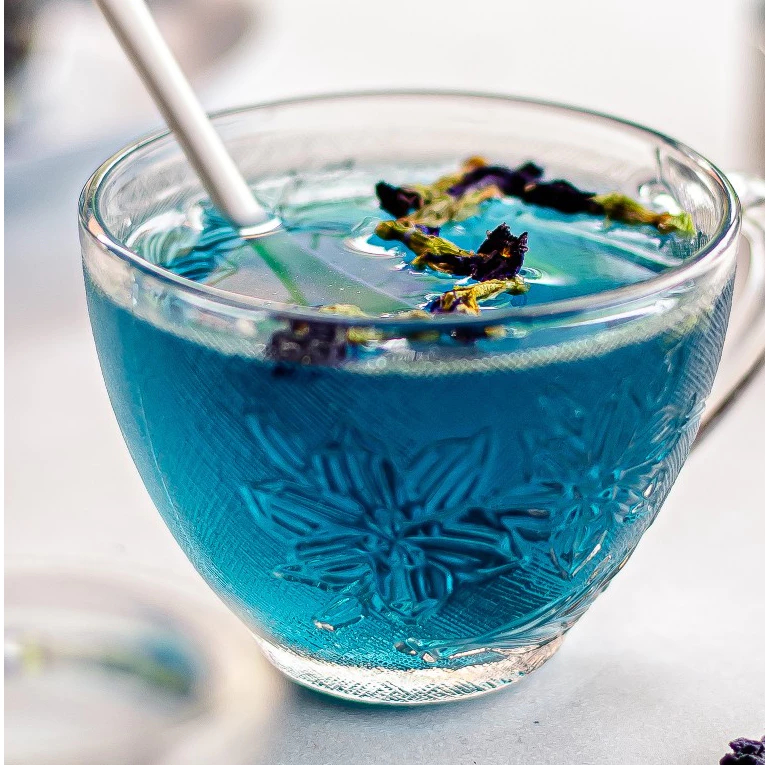 1KG - Dried Blue Butterfly Pea Blue Tea Clitoria Ternatea Flowers ...