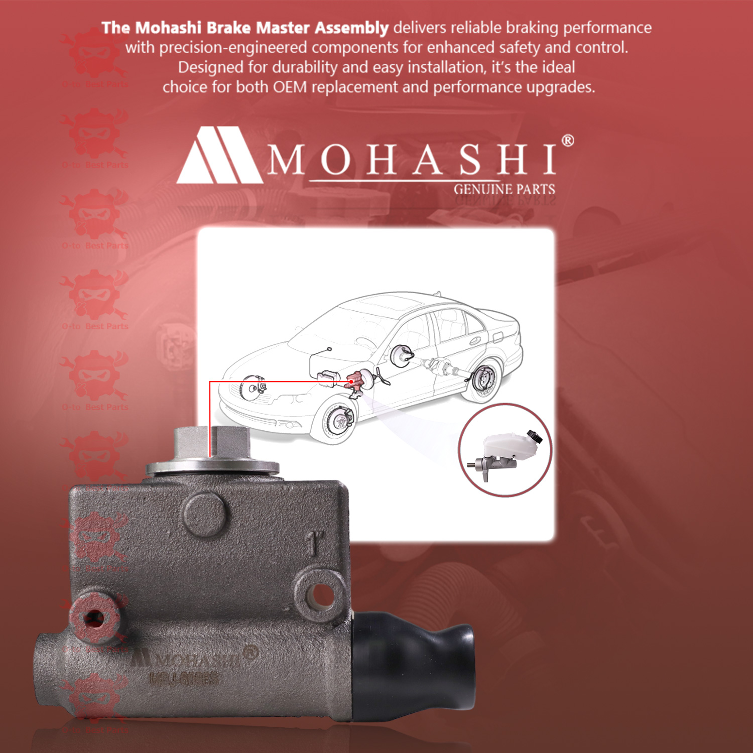 JEEP SQUARE MOHASHI BRAKE MASTER ASSEMBLY MBJ-6086S (1PC) | Shopee ...