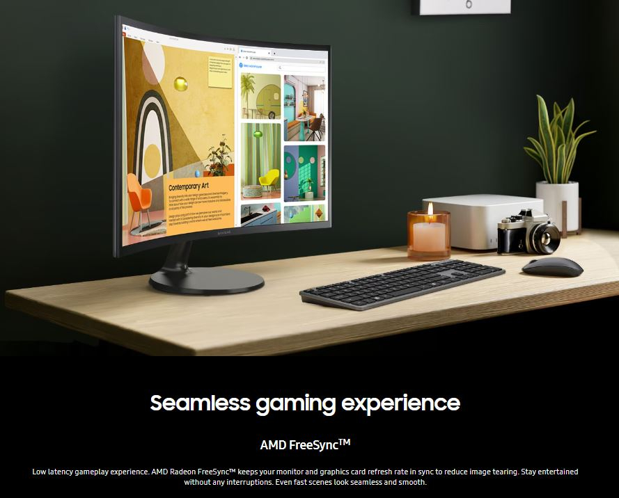 EXPOSE Gaming Monitor 75/165Hz 27/24/22/19 Inch Curved Pc Gaming 4K ...