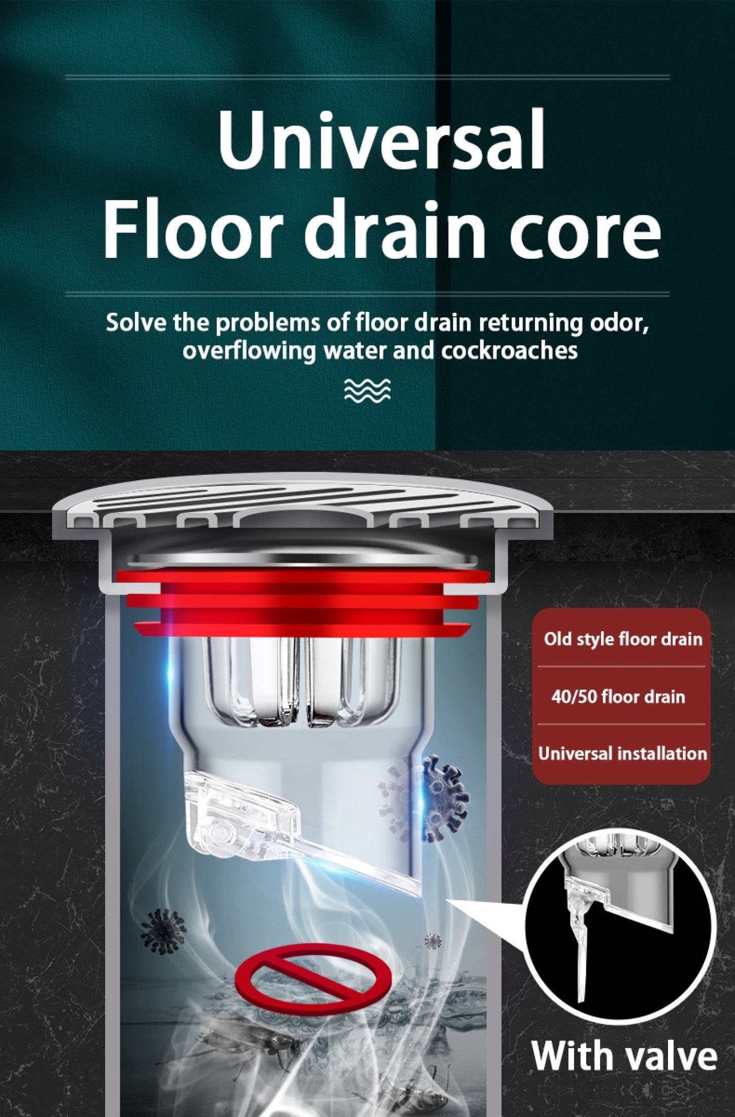 Floor Drain Odor Stopper Anti Odor Traps Floor Drain With Odor Trap ...