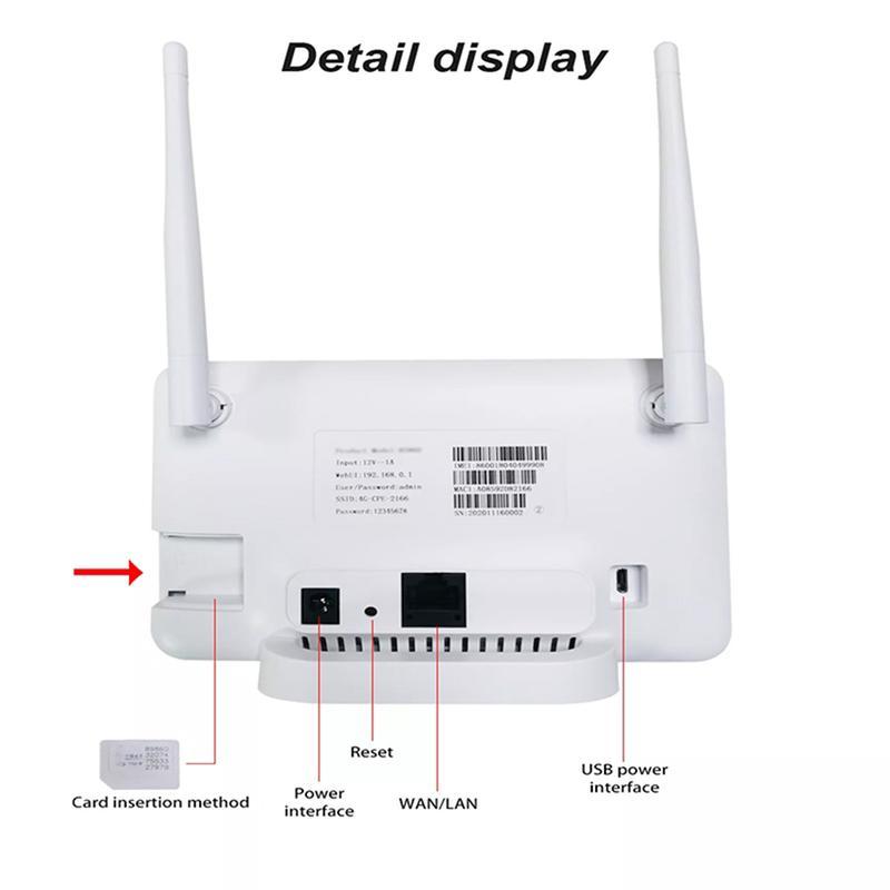 EXPOSE 300Mbps WIFI Router 4G with SIM Slot and LAN Network Router 2.4G ...