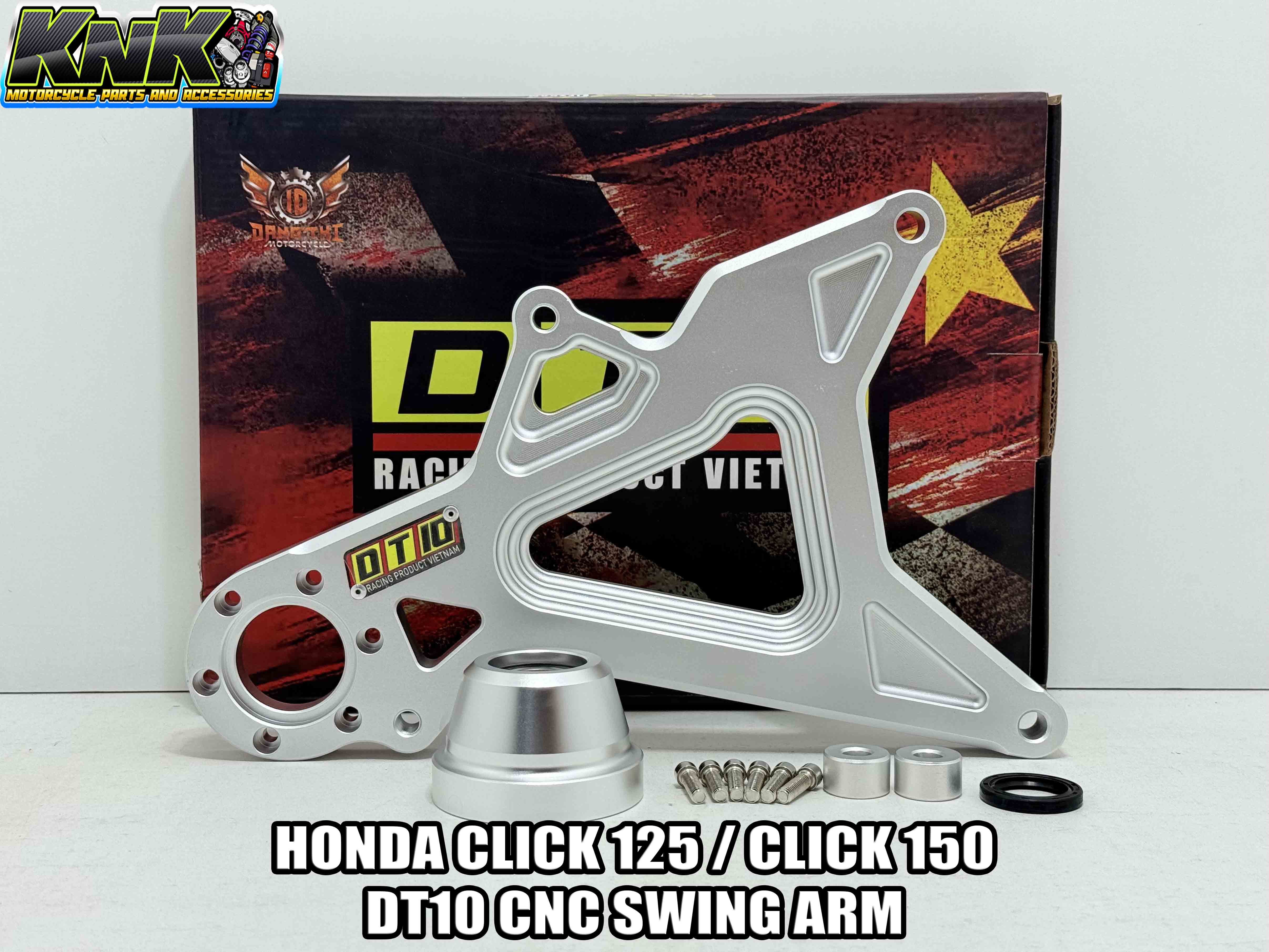 DT10 CNC SWING ARM FOR HONDA CLICK 125 CLICK 150 AEROX V2 NMAX V2 100% ...