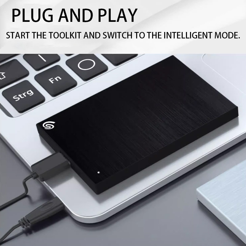 Seagate 1TB 2TB Plus Slim External Hard Drive Storage USB 3.0 Portable ...