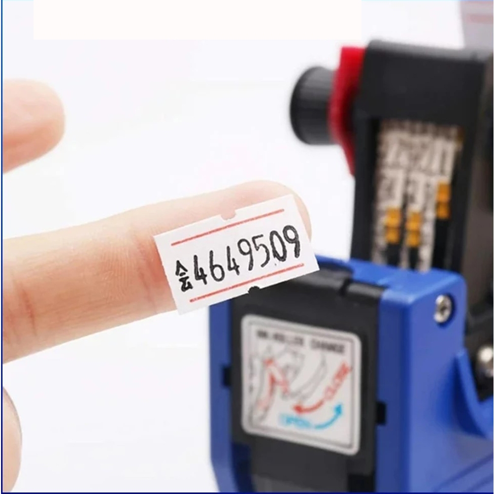 8 Digits Price Tag Gun Crown Price Labeller With Labels Introductory ...
