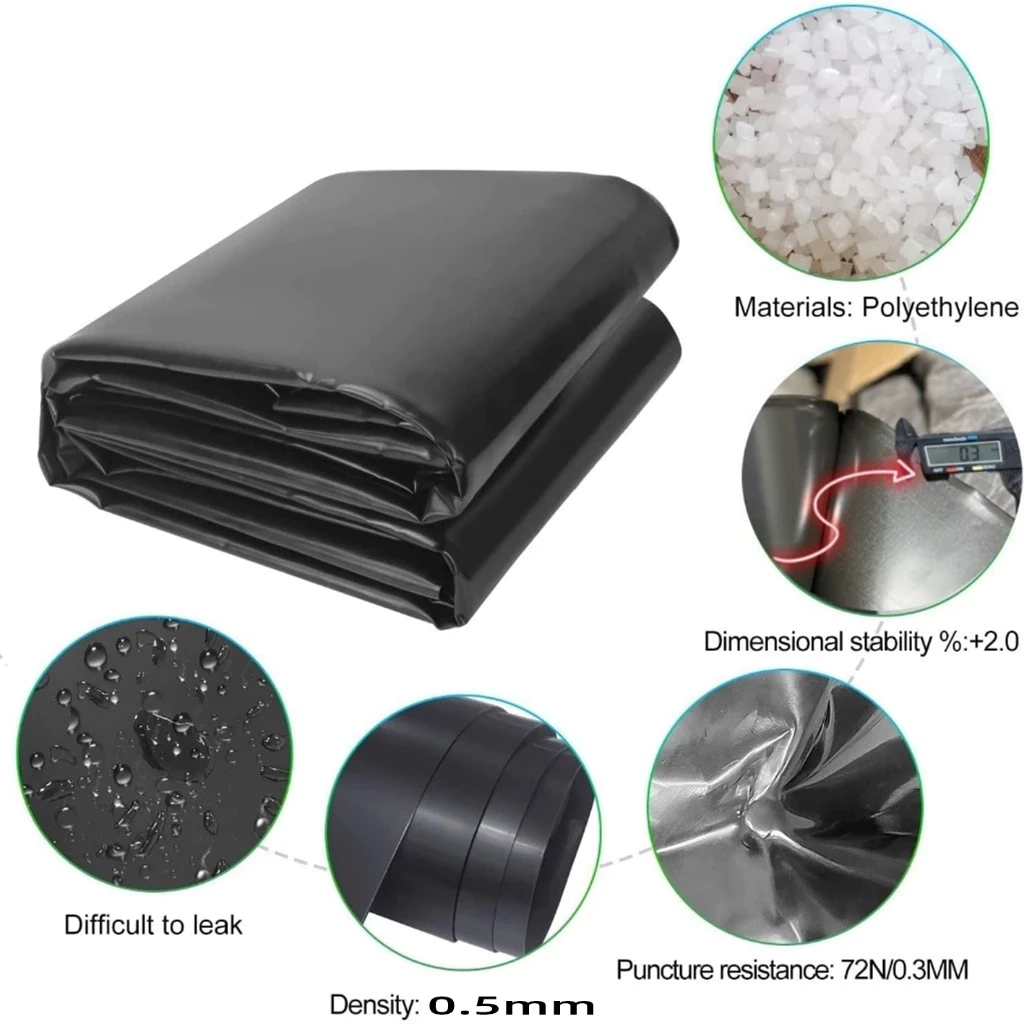 Rural Life Fish Pond Liner HDPE thick Geomembrane impermeable membrane ...
