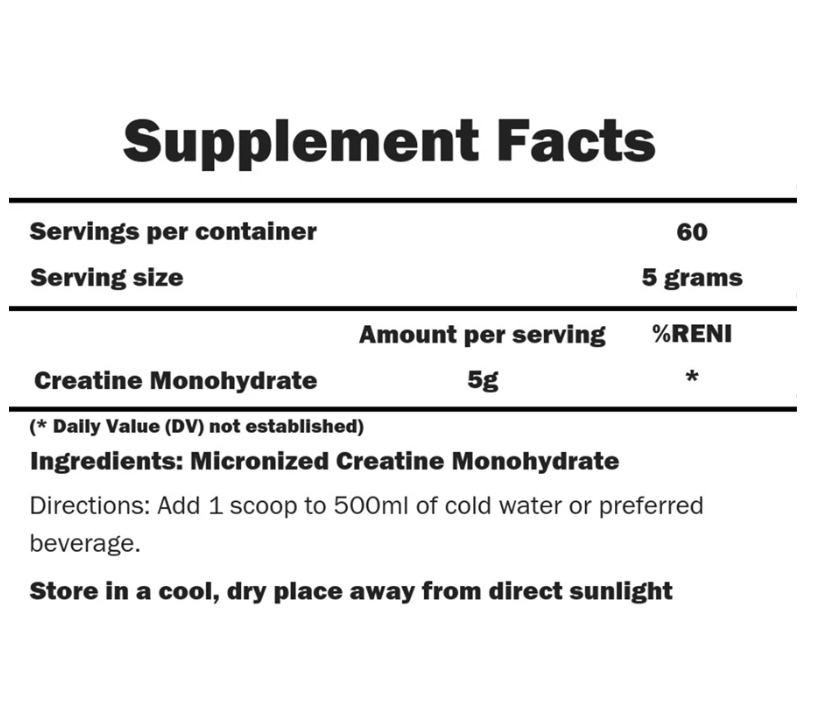 ACTIVE Athlene Creatine Monohydrate Powder 300g Improve Athletic ...