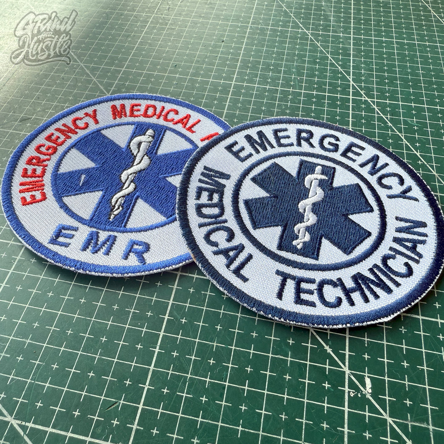 EMS EMT EMR Embroidered Patches - Iron on or Velcro Backing - Emergency ...