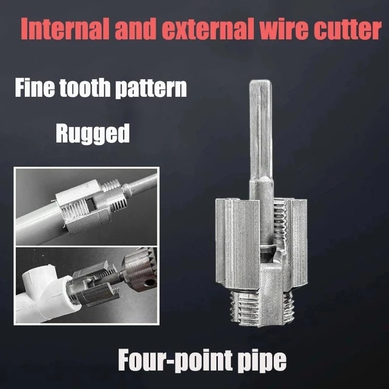 Internal and External Thread PVC Pipe Threader Kit Pipe Threading Tool ...