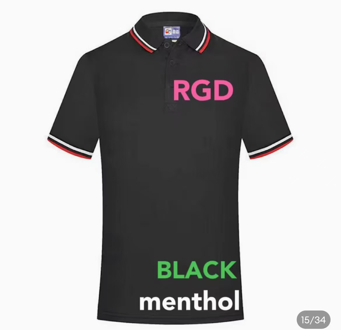 RGD Black Menthol T-shirt | Shopee Philippines