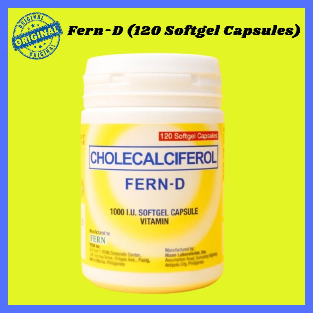ORIGINAL IFERN FERN-D 120 SOFTGEL CAPSULES | Shopee Philippines