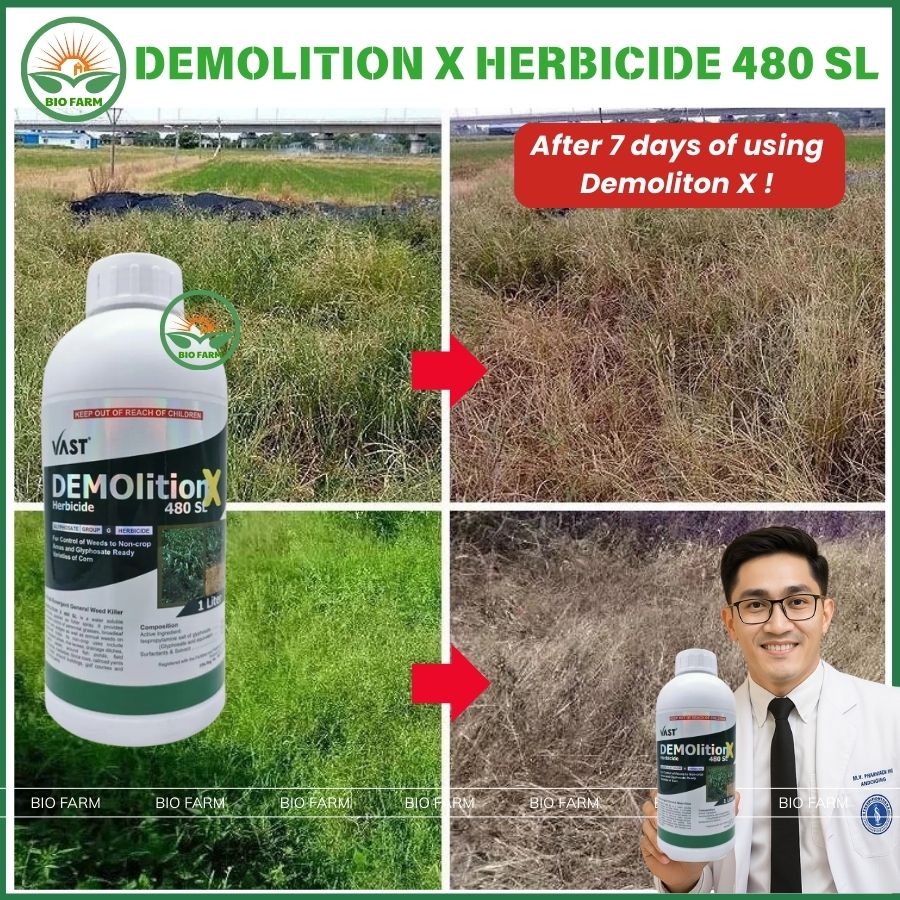DEMOLITION X HERBICIDE 480SL – 1L Herbicide for Gardens, Lawns & Large ...