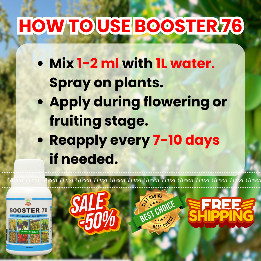 [BOOSTER 76 500ML] Boost Your Harvest with Booster 76 – Flowering and ...