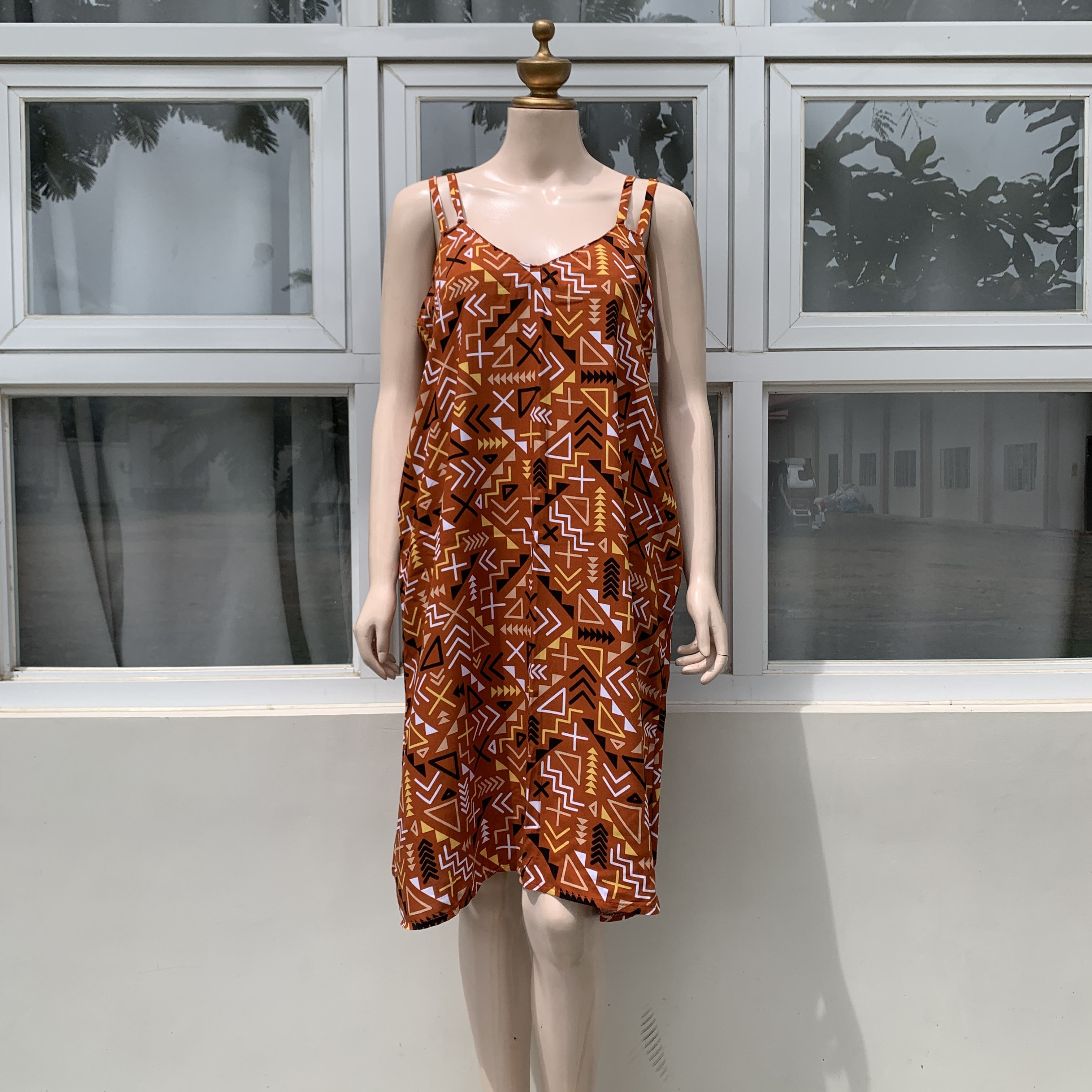 Duster Printed Two Strap String Sleeveless For Women's | Premium Fabric ...