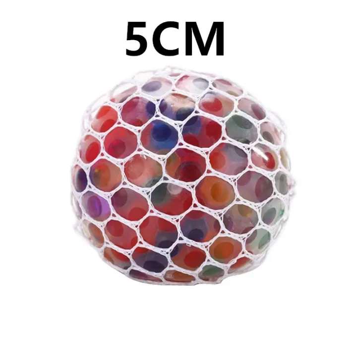 1PC Squeeze Ball Random Color Mesh Squishy Ball Fidget Pressure Balls ...