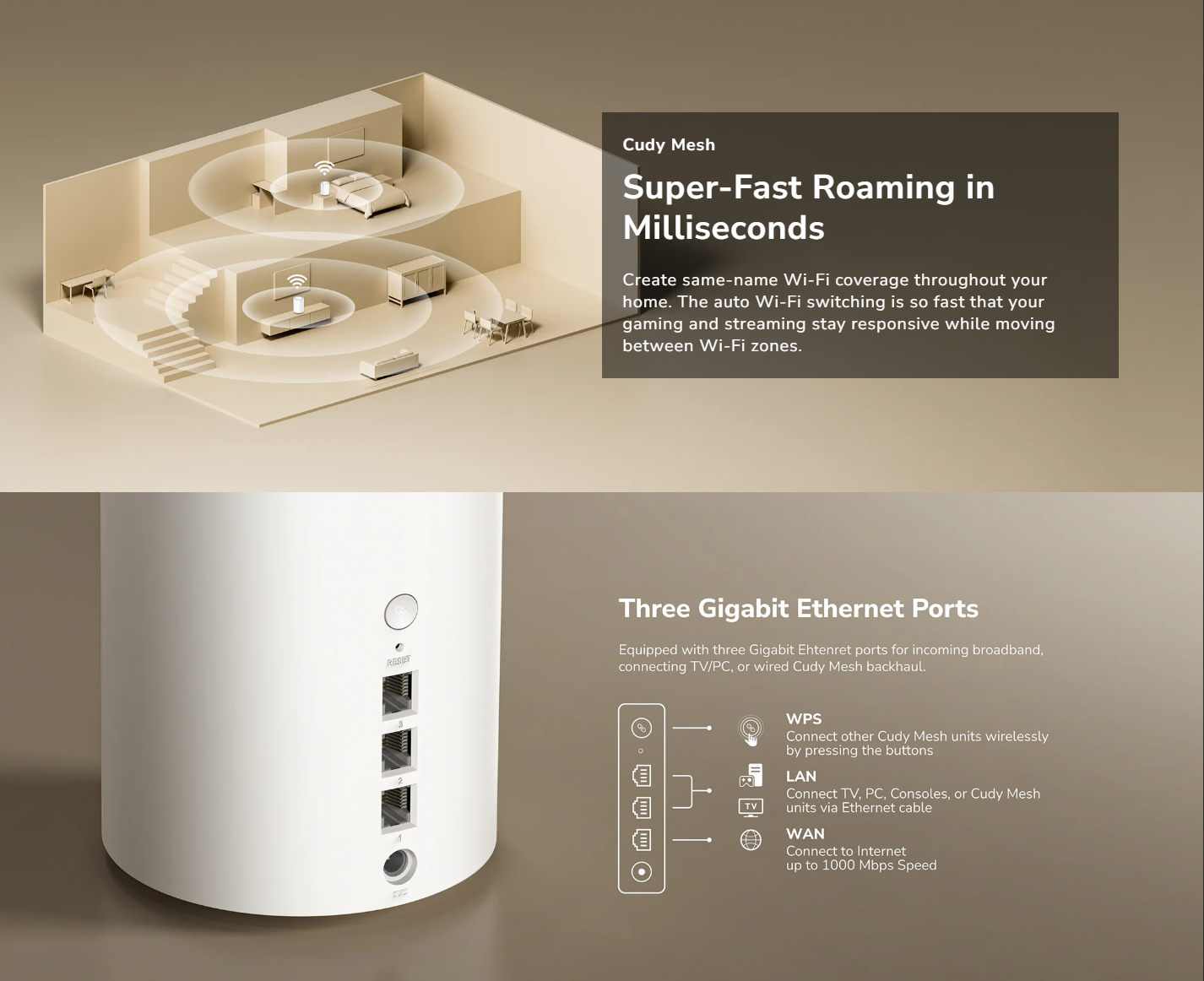Cudy M3600 BE3600 Gigabit Mesh Wi-Fi 7 System | Shopee Philippines
