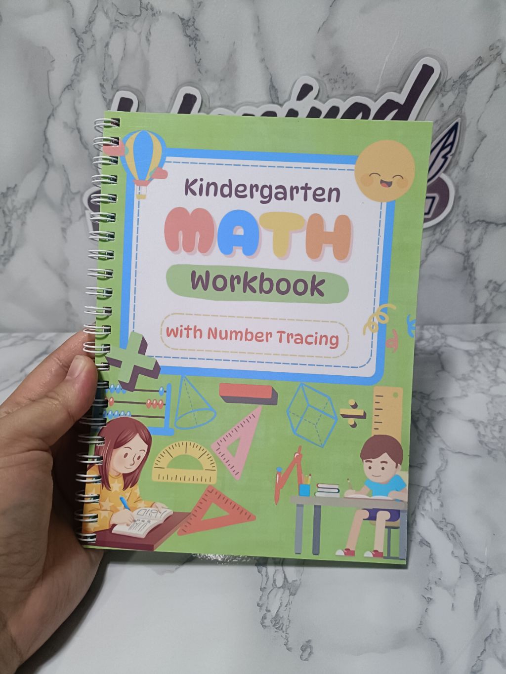 Kindergarten / Preschool Math Workbook (tracing number, counting ...