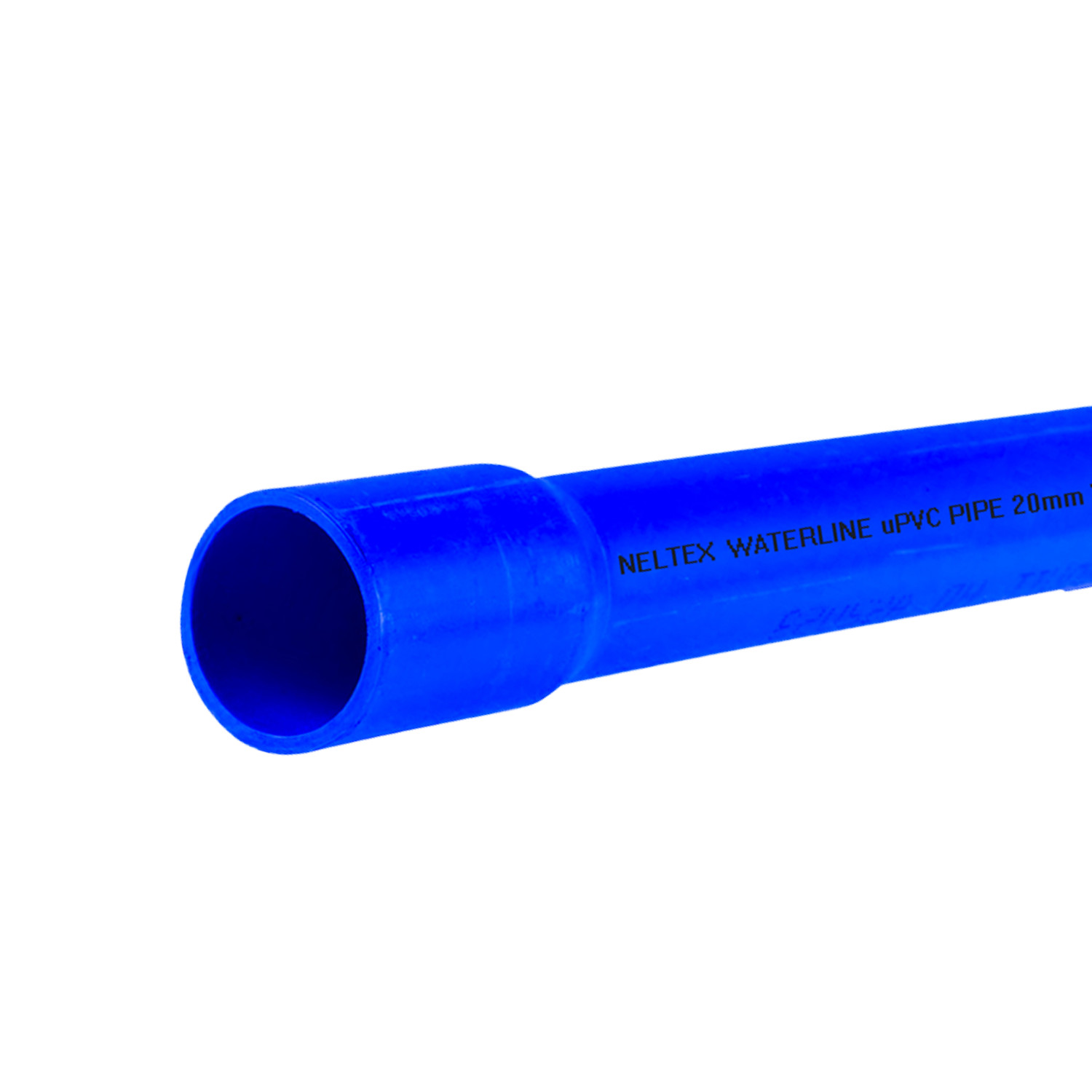 Neltex PVC Waterline Pipe (Blue) 25mm x 1meter with Bell Blue Pipe ...