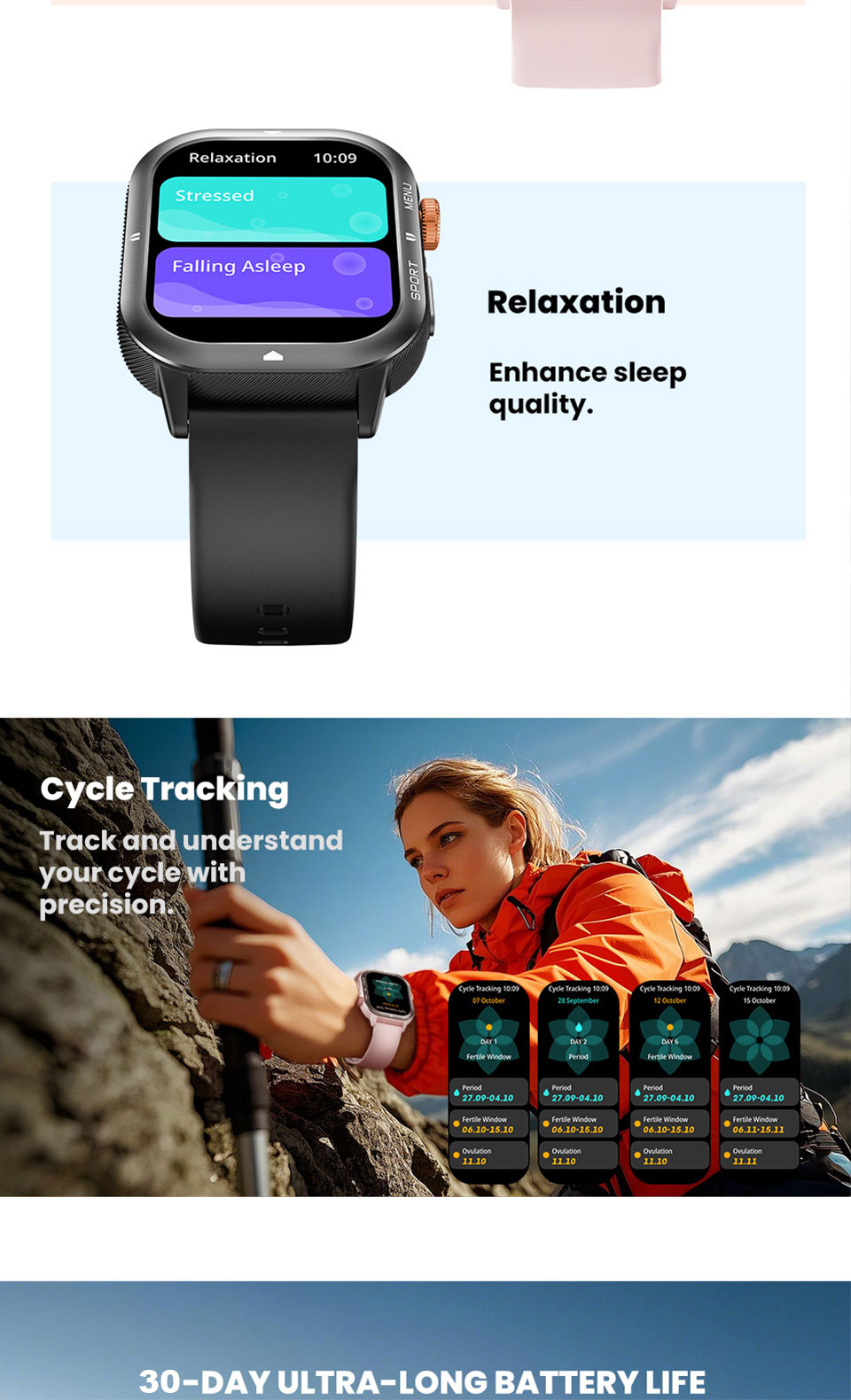 Jiditech ChatGPT Smart Watch 50M Waterproof Smartwatch Bluetooth ...