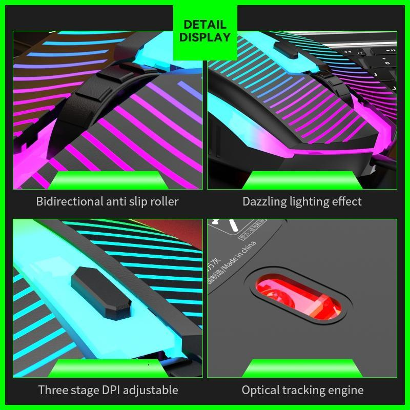 RAIKU x LIMEIDE V2 gaming mouse DPI adjustment RGB streamer ergonomics ...