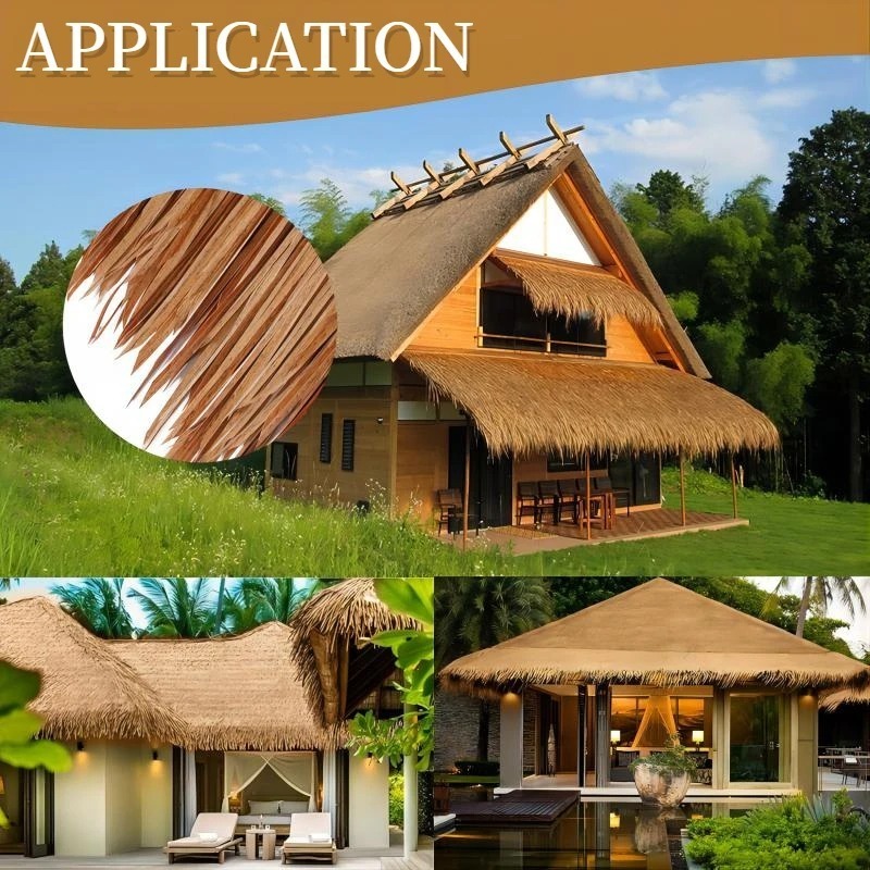 【high-end】Simulated Thatched Scenic Roof Area Decoration Fake Straw ...