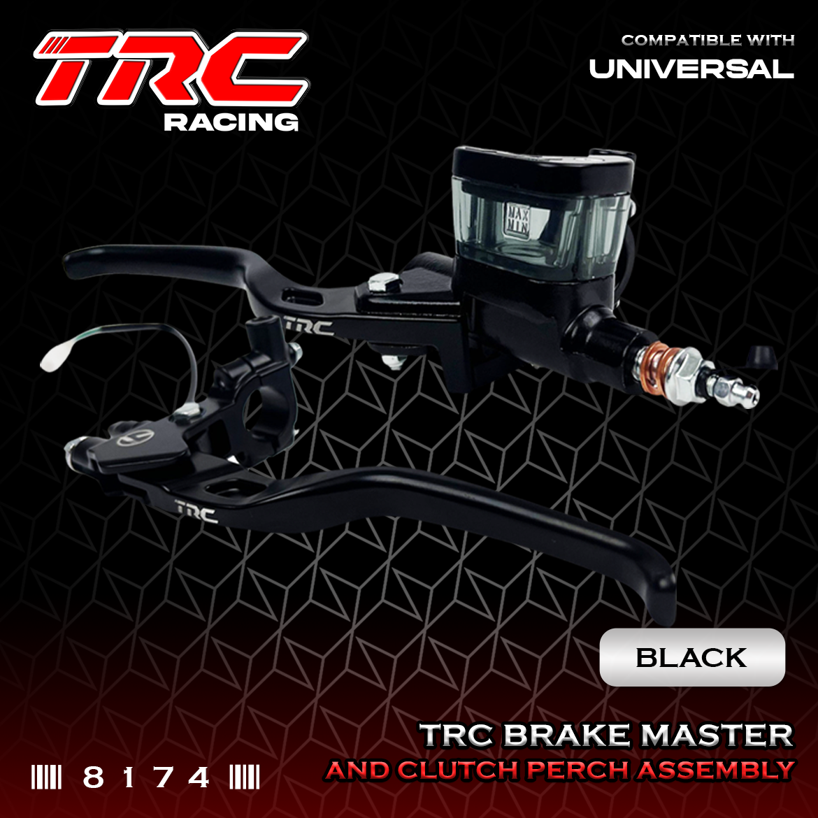 TRC RACING BRAKE MASTER AND CLUCTCH PERCH ASSEMBLY SET UNIVERSAL 8174 ...