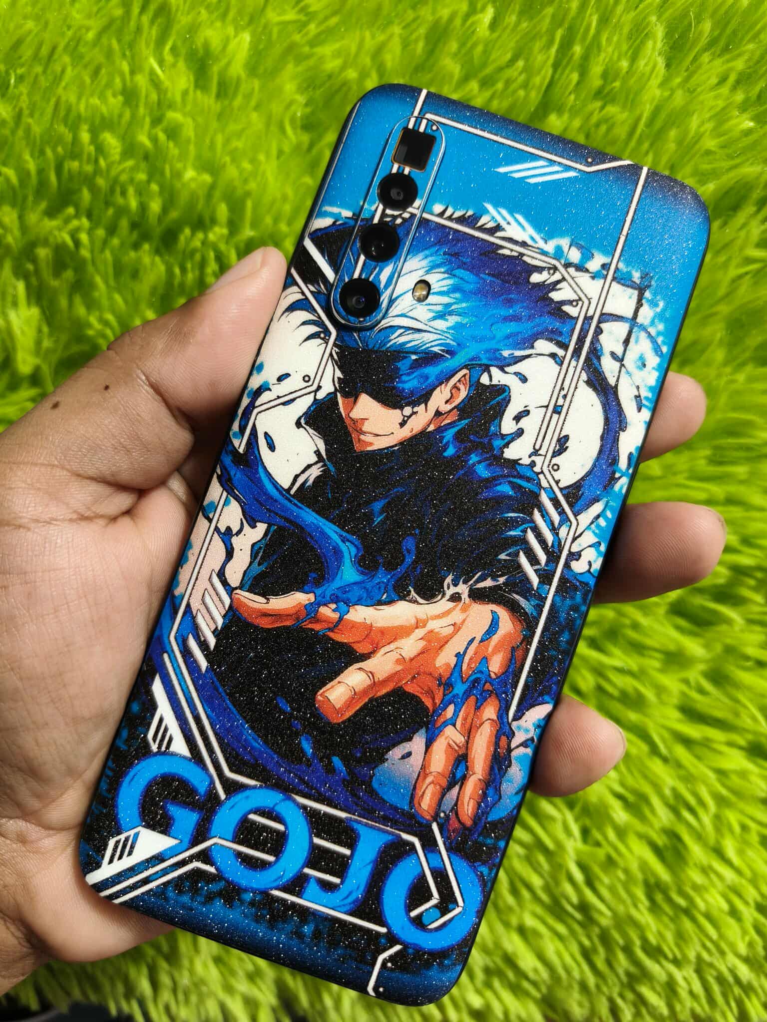 3M JUJUTSU KAISEN GOJO Skin Vinyl Wrap Ervan Decal ( MESSAGE YOUR PHONE ...