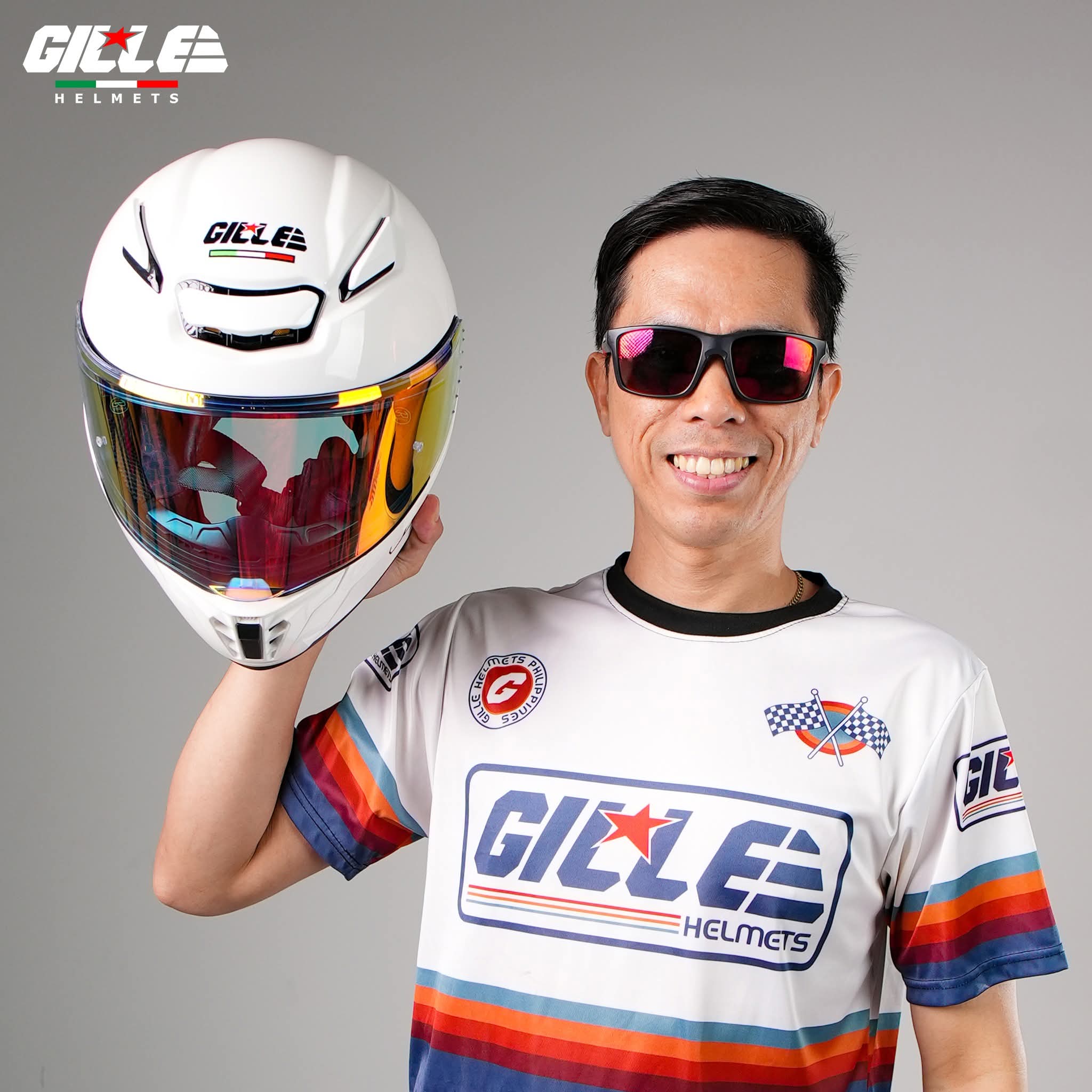 【Buy 1 Take 1】 GILLE COUPLE Revo Visor Half Face Helmet Full Face Motorcycle Partner Kerena ...