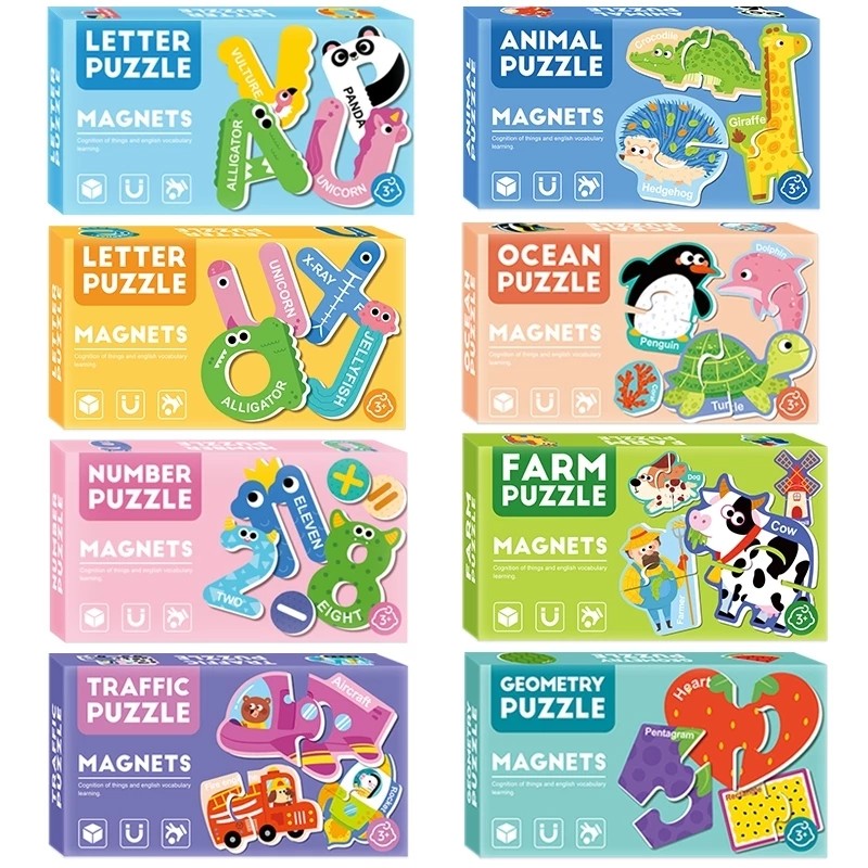 Kids Magnetic Learning Alphabet Letters Fridge Magnets Animal ...