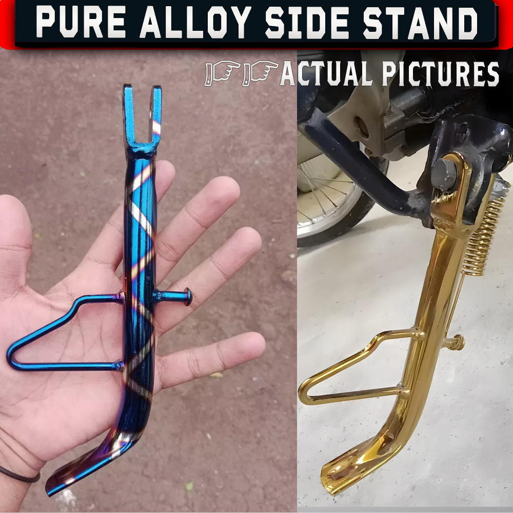 Motorcycle SIDE STAND 230MM/210MM Aluminum alloy Universal | Shopee ...