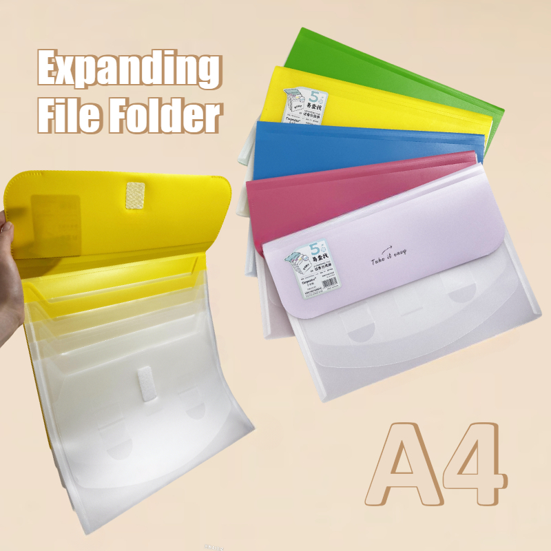 A4 Expanding File Folder Accordian File Organizer A4 Letter Size Paper ...