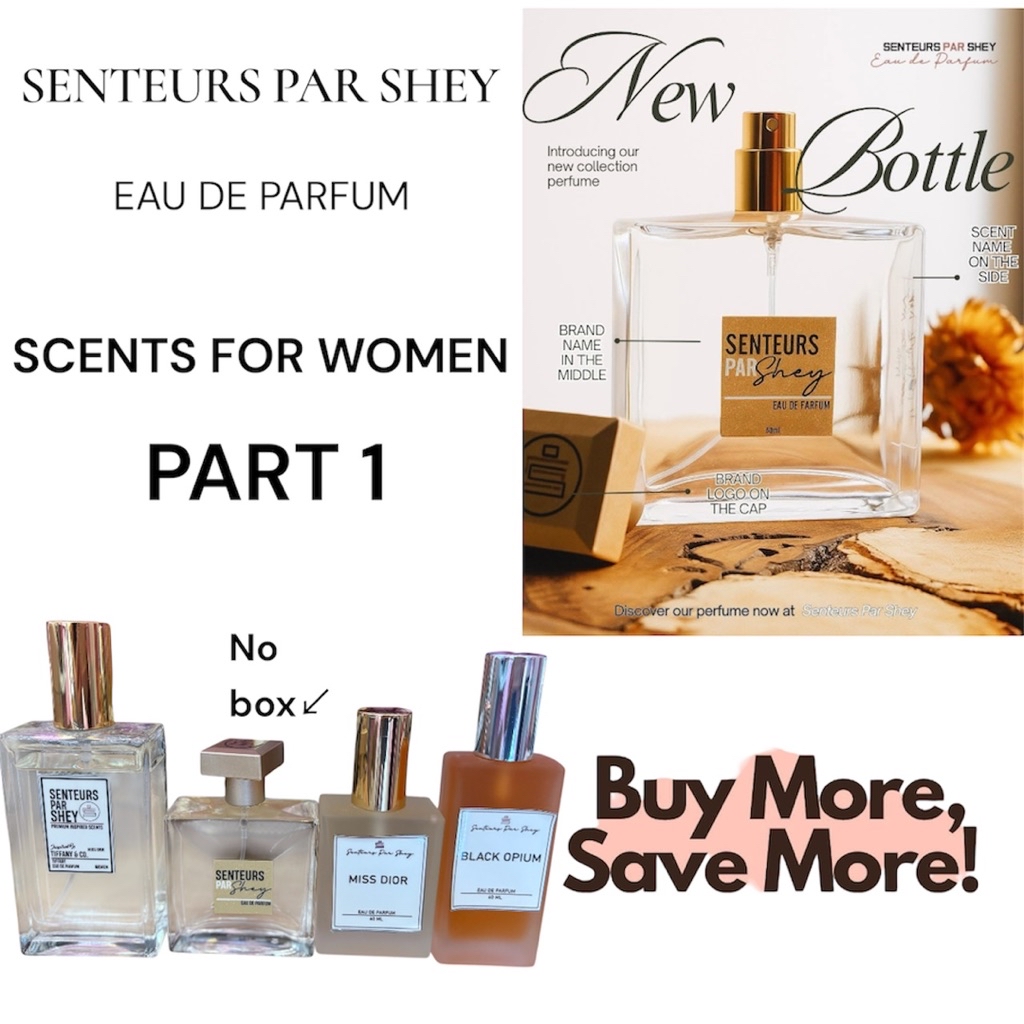 SENTEURS PAR SHEY for Women (60ml) (PART 1) Long-Lasting, Elegant, and ...