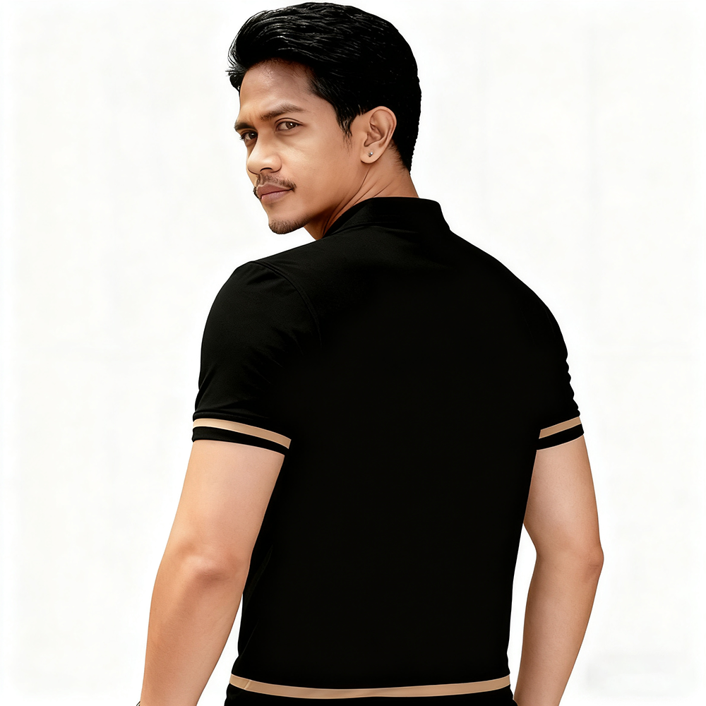 Philippine Ethnic/Tribal Modern Barong Polo Shirt For Men Summer Casual ...