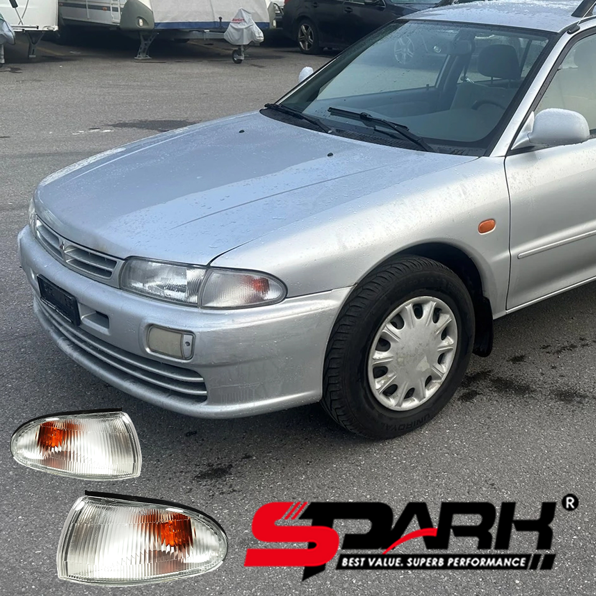 Corner Lamp Signal Light Assembly for Mitsubishi Lancer Itlog 1993-1995 ...