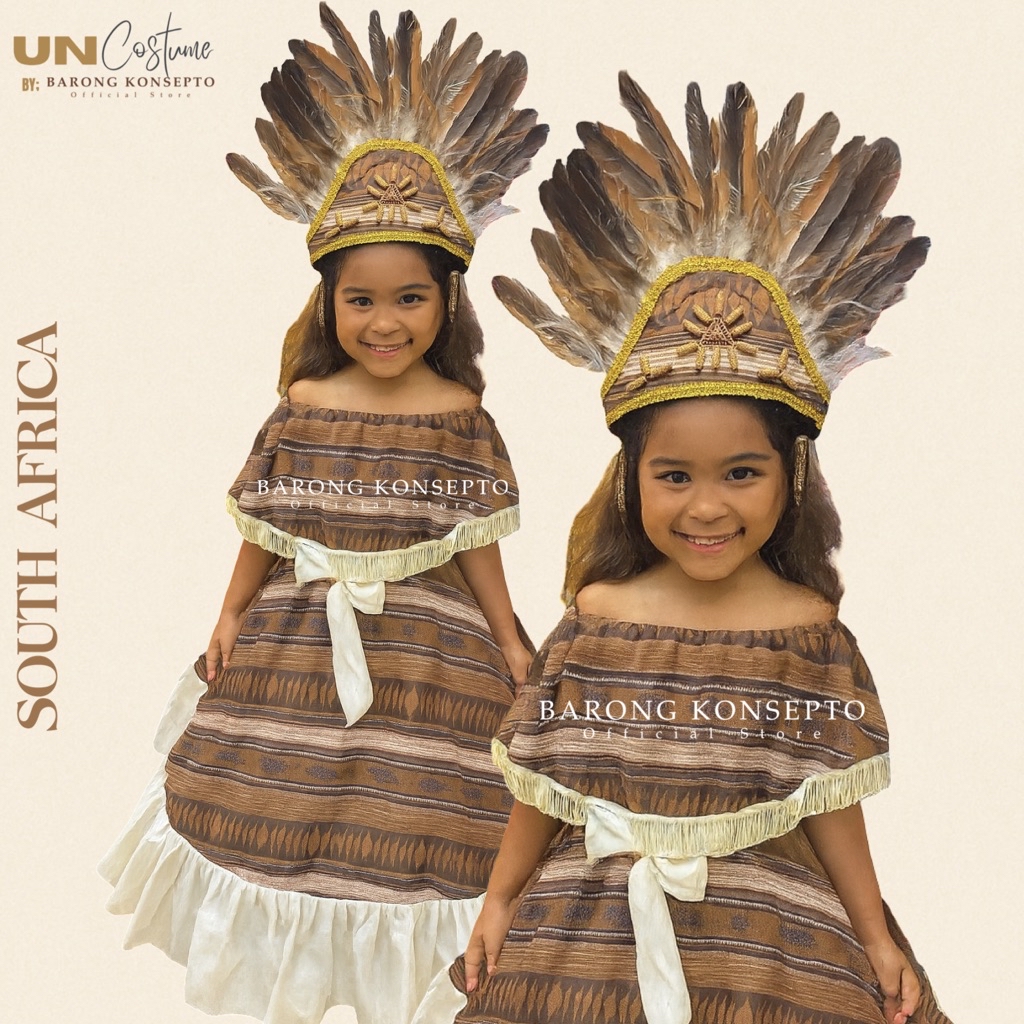SOUTH AFRICA GOWN - For United Nation Costume | Shopee Philippines