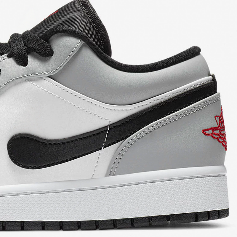 Jordan 1 Low Cut Black Grey Couple Shoes Men and Women with Box (Size ...