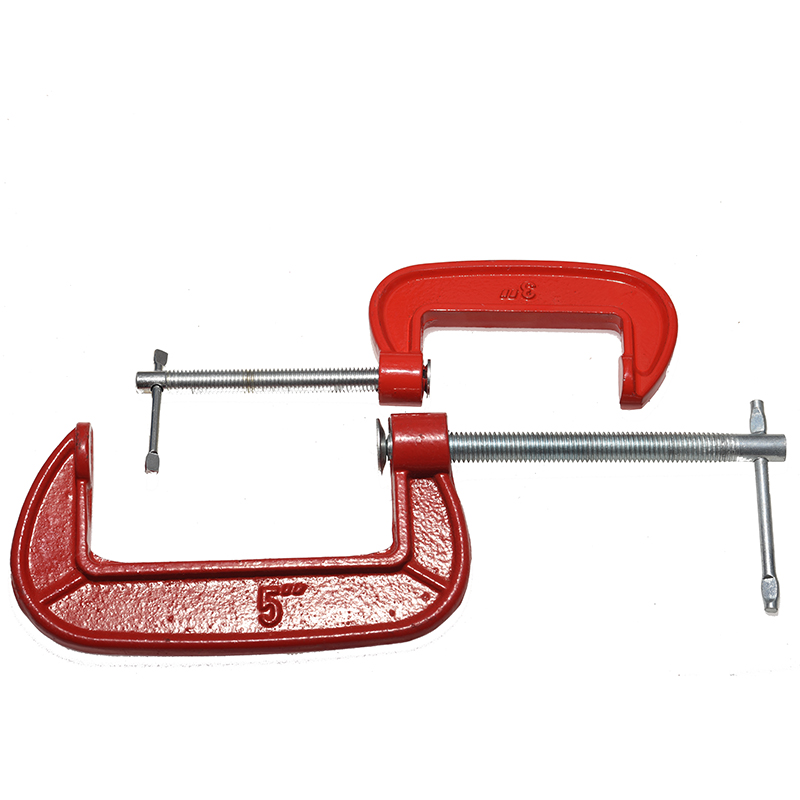 Adjustable 2"–12" Metal C-Clamp –Heavy-Duty G-Clamp for Woodworking ...