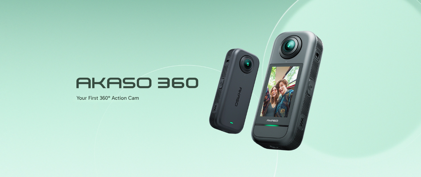 AKASO 360 l Dual 1/2" 48 MP Sensors l 5.7K 360 Video l "2.29"" Hi-Res ...