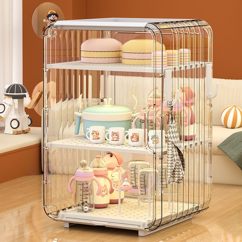 SOFTHOME Baby Cutlery Storage Box Dust-proof Insect-proof Baby Bottle ...
